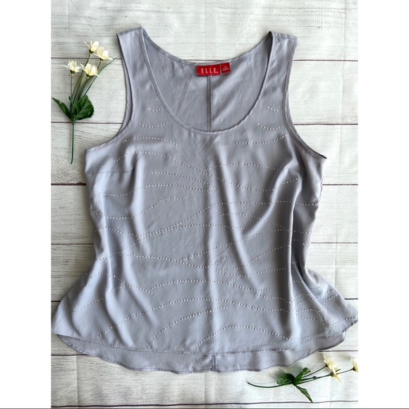 Elle | Tops | Elle Embellished Sleeveless Top | Poshmark